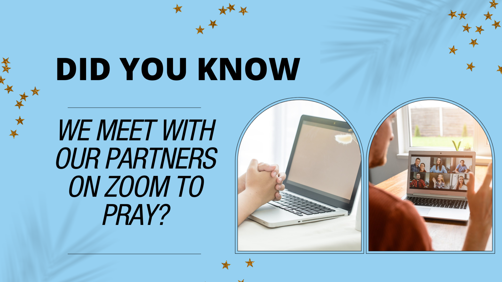 Did You Know We Meet With Our Partners on Zoom to Pray? - KCM Europe