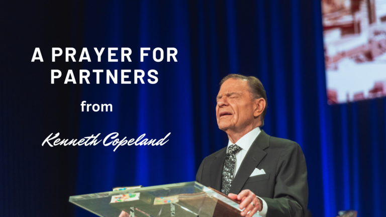 A Prayer for Partners From Kenneth Copeland - KCM Europe