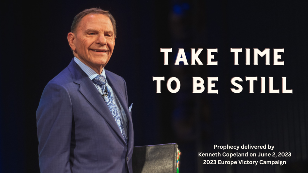 Take Time to Be Still - KCM Europe